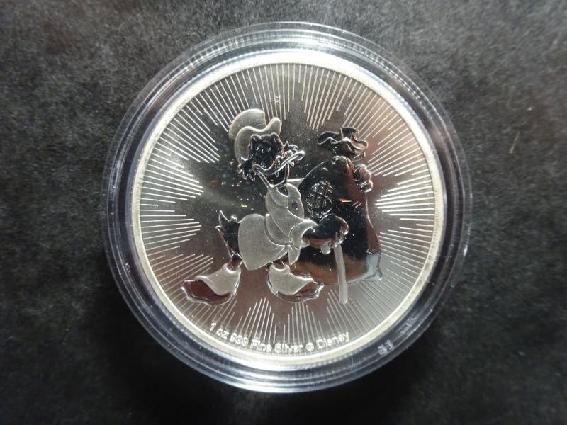 Pièce Niue - 1 once argent - Picsou - 2018